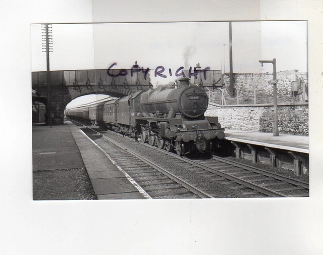 RAIL PHOTO LMS 460Jubilee 45698 Carnforth station Lancashire LNWR ...