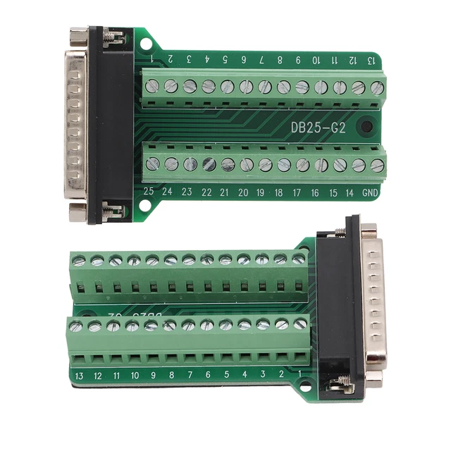 (DB25-)TERMINAL BLOCK ABRASION Resistant Screw Type 25Pin Safe PCB ...