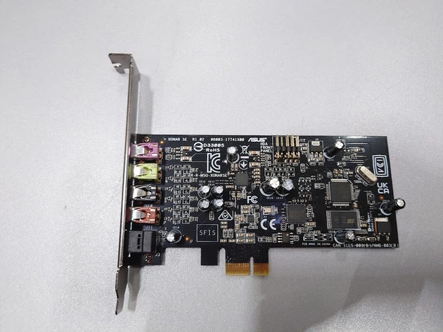 ASUS XONAR SE PCIe 5.1 Channel Sound Card, High-Definition Audio ...