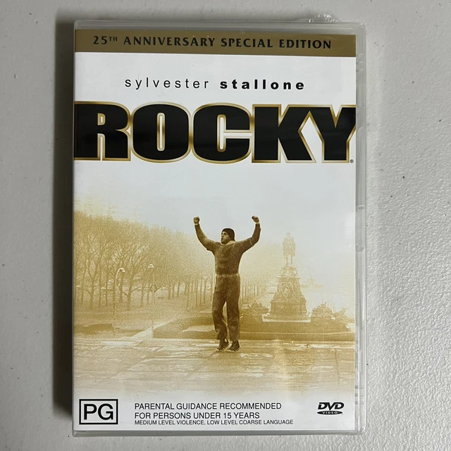 ROCKY (DVD, 1976) Region 4 25th Anniversary Special Edition Brand New ...