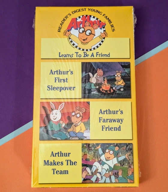 ARTHUR LEARNS TO Be A Friend VHS - SEALED! Reader's Digest 2002 TV ...