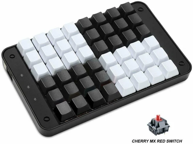 PROGRAMMABLE MECHANICAL KEYBOARD 48 Keys Keypad OEM Gateron Red Switch ...