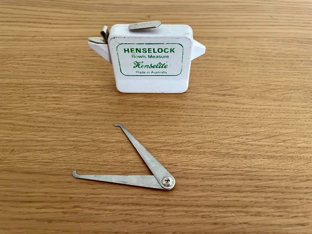 HENSELITE HENSLOCK LAWN bowls measure tape £5.92 - PicClick UK
