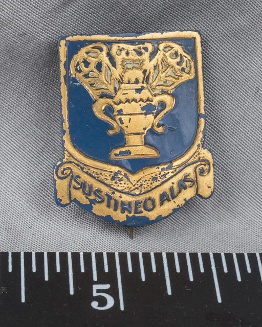 VINTAGE WWII ERA US Army Air Corps Sustineo Alas Military Pin 22K Gold ...
