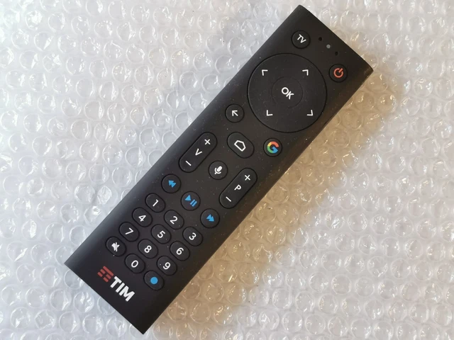 TELECOMANDO BLUETOOTH TIMVISION Per decoder Android Tim Box 32 Gb Tasto ...