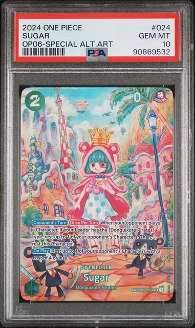 ONE PIECE GIOCO di Carte Sugar SP OP04-024 Speciale Raro PSA 10 OP06 EUR 113,59 - PicClick IT