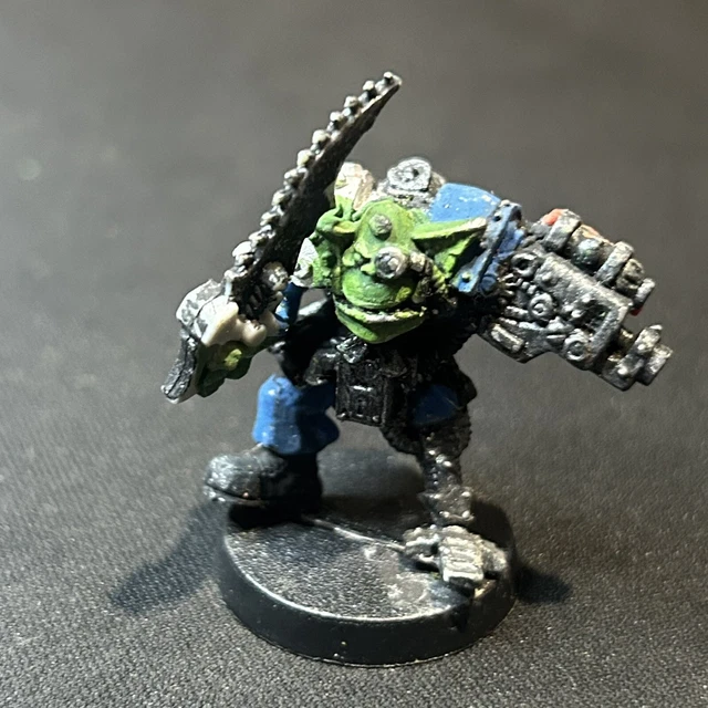 WARHAMMER 40K GAMES Workshop GW Citadel Metal Freebooter Ork Bionic Mek ...