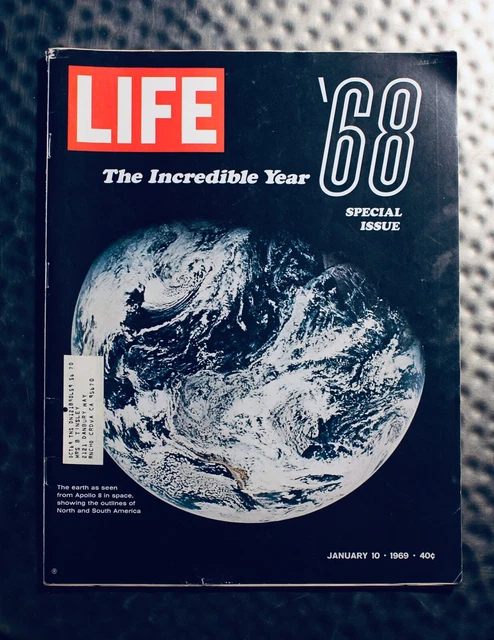 LIFE MAGAZINE JANUARY 10 1969. The Incredible Year 1968. Special Issue ...