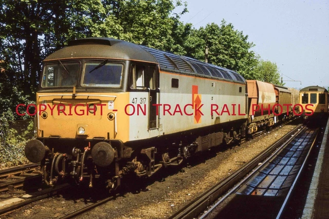 UK RAILWAY PHOTOGRAPH Of Class 47 47317. Rm47-800 £1.70 - PicClick UK