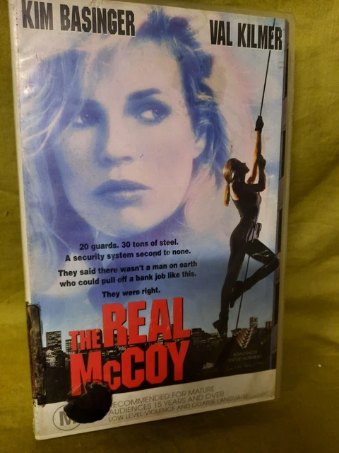 THE REAL MCCOY, Kim Basinger, Val Kilmer, VHS Tape, Vintage Video ...