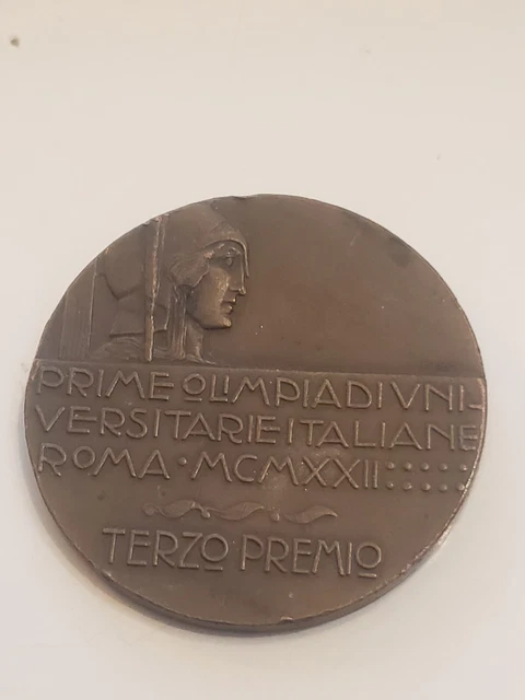 PRIME OLIMPIADI UNIVERSITARIE roma 1922 terzo premio EUR 40,00 ...