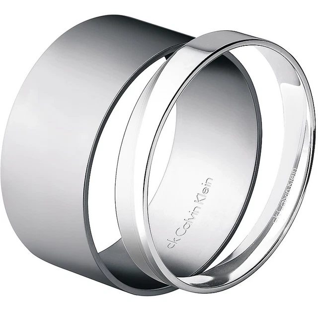 CALVIN KLEIN JEWELRY Women's Satisfaction Silver-Tone Stainless Steel ...