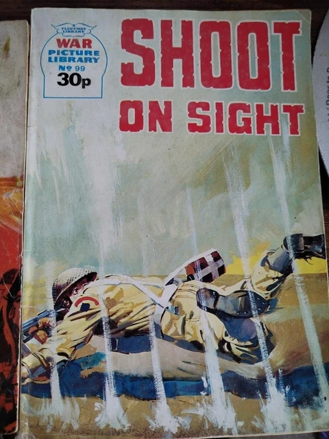 FLEETWAY LIBRARY - War Picture Library comic No. 99 (30p) Vintage Rare ...