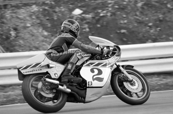 SKIP AKSLAND RIDING Kenny Roberts' Yamaha Motorcycle Racing 1977 Old ...
