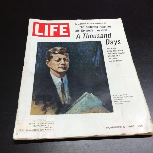 LIFE MAGAZINE NOVEMBER 5, 1965 JFK John F Kennedy A Thousand Days £7.86 ...