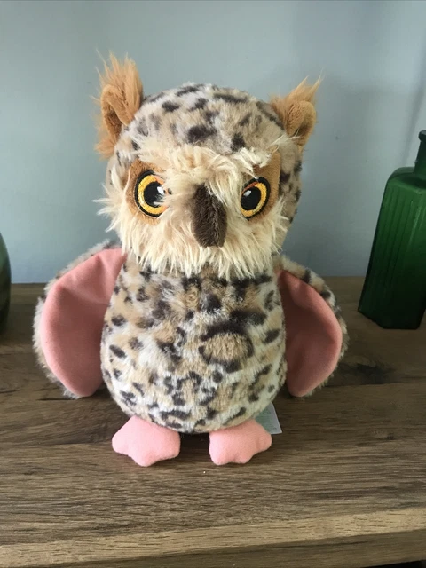 OWL WOODLAND ANIMAL Plush Soft Toy 19cm Sitting Keeleco 4 99 owl-woodland-animal-plush-soft-toy-19cm-sitting-keeleco-4-99