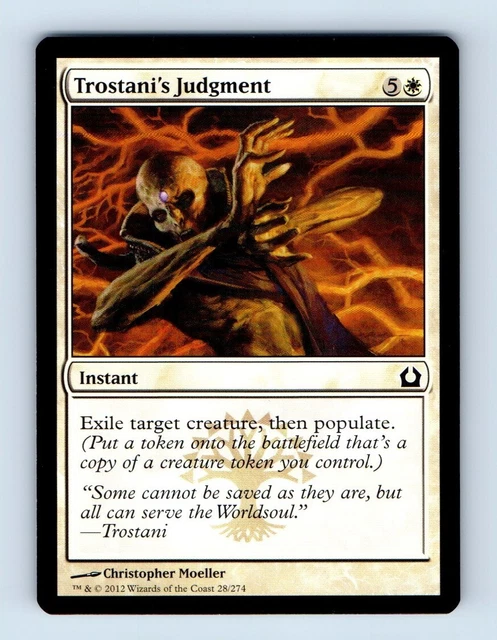 2012 RETURN TO Ravnica Trostani's Judgement MTG / Magic the Gathering ...