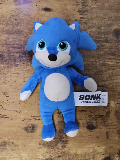 SONIC THE HEDGEHOG Baby Sonic Blue Plush Toy Collectible 2020 Excellent ...