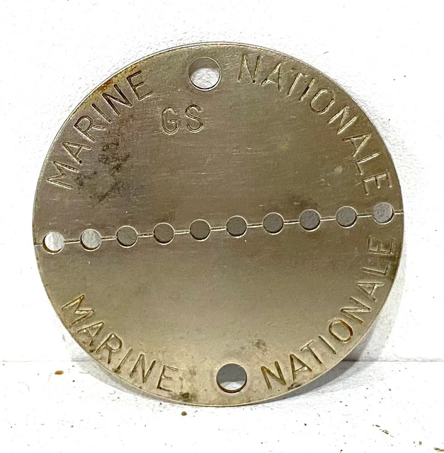 ANCIENNE PLAQUE DE Soldat Vierge Marine Nationale GS EUR 10,00 ...