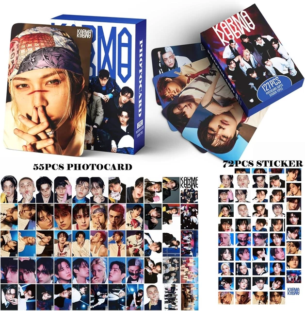 STRAY KIDS KARMA The 4th Album Cards SKZ Photocards 55 x Card+72 x ...
