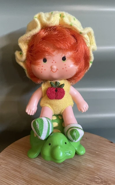 1980S STRAWBERRY SHORTCAKE Doll Apple Dumpling Complete With Tea Time ...