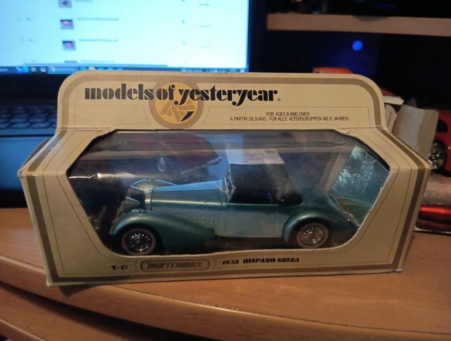 MATCHBOX MODELS OF Yesteryear Y-17 1938 Hispano Suiza £2.79 - PicClick UK