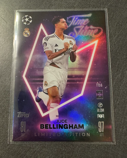 LIMITED EDITION JUDE Bellingham Match Attax 2024/2025 Time to Shine 24/ ...