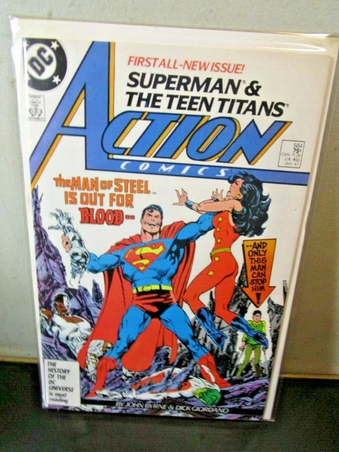 ACTION COMICS #584 Superman & The Teen Titans Jan 87 DC EUR 7,72 ...