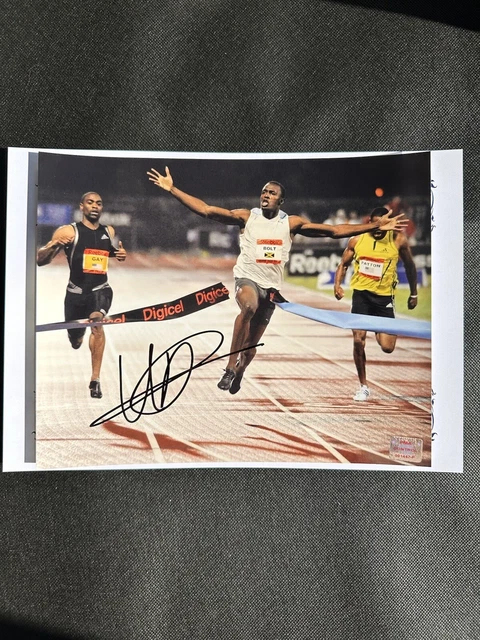 USAIN BOLT JAMAICA Signed Photo Autograph 8X10 Hand Signed Rare ...