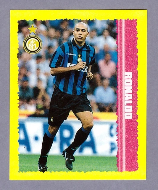 RONALDO INTER FIGURINE Merlin's KICK OFF Calcio d'inizio Ottima NO ...