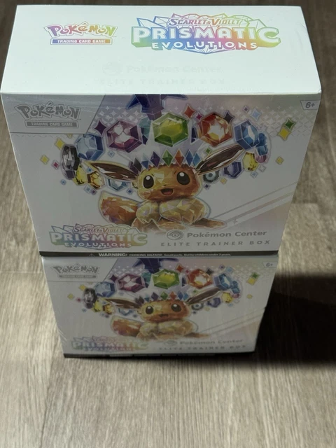 POKÉMON TCG: SCARLET & Violet Prismatic Evolutions Pokémon Center ETB ...