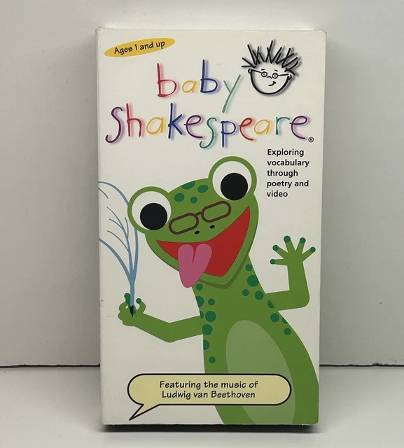 BABY EINSTEIN BABY Shakespeare VHS 2000 Video Tape Vocabulary Poetry ...
