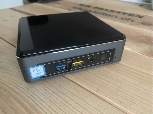 MINI PC INTEL NUC i5-7260U de 7ème gén 2,2 GHz Turbo 3.4 GHz NVM-e ...