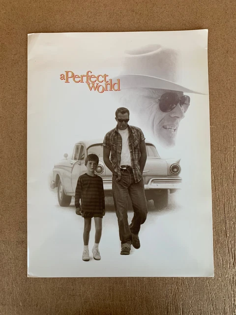A PERFECT WORLD (1993) Movie Press Kit Kevin Costner Clint Eastwood £4. ...