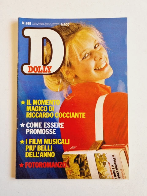 MAGAZINE DOLLY 185-1982 +Affiche Coccianti-Paul Newman-Stevie Wonder ...