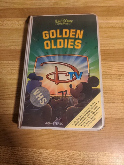 DISNEY GOLDEN OLDIES VHS Cartoons With Music £7.68 - PicClick UK