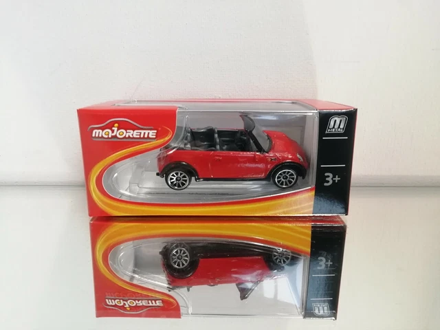 MAJORETTE MINI COOPER Cabrio In Red In Box £6.73 - PicClick UK