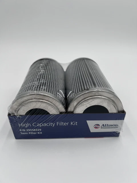 GENUINE ALLISON 29558329 High Capacity Twin Filter Kit & Gasket 5-13/16 ...