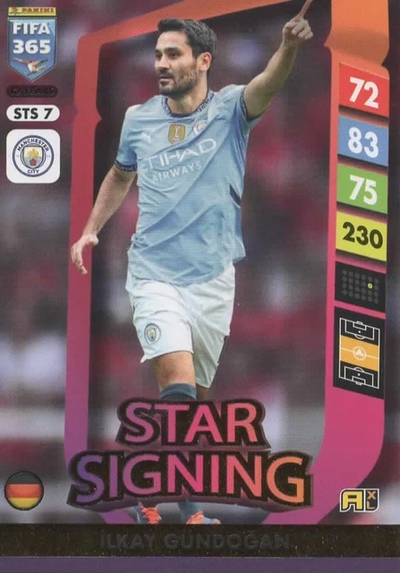 PANINI FIFA 365 2025 Star Signing STS 7 Ilkay Gündogan EUR 1,00 ...