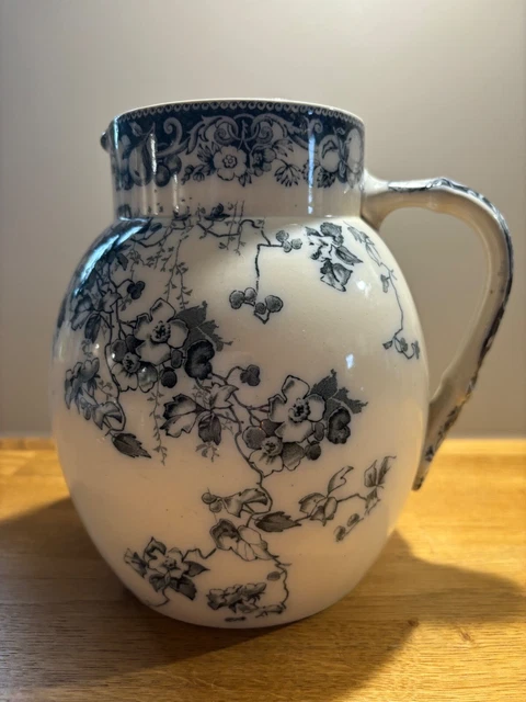ANTIQUE DOULTON BURSLEM England Blue KEW (RdNo. 116918) Jug £14.50 ...