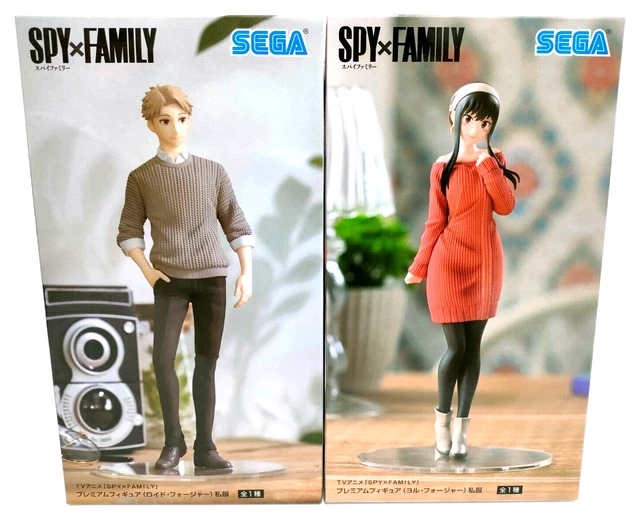 SPY X FAMILY Loid Yor Forger Premium Figure Set of 2 Plain Clothes ...