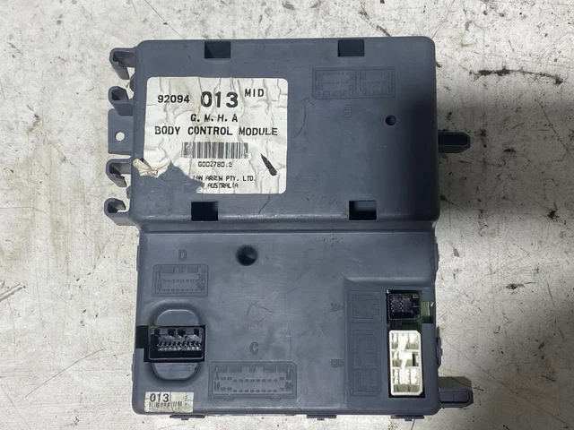 HOLDEN COMMODORE BODY Control Module VX 07/1997-01/2001 $220.00 ...