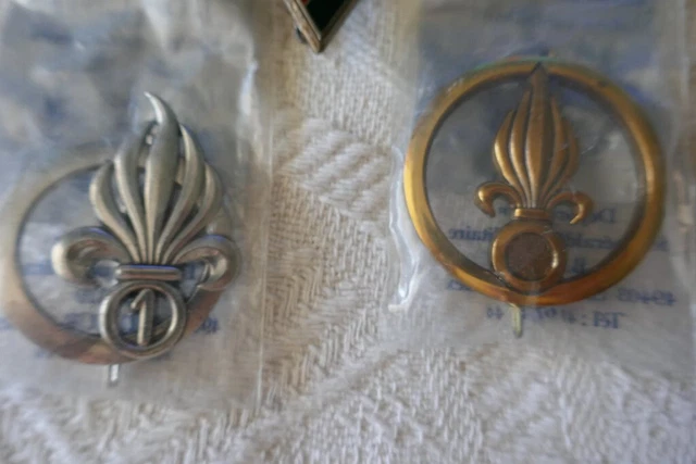 INSIGNE LÉGION ÉTRANGÈRE 2° REP parachutiste -4° REI - insigne béret et ...