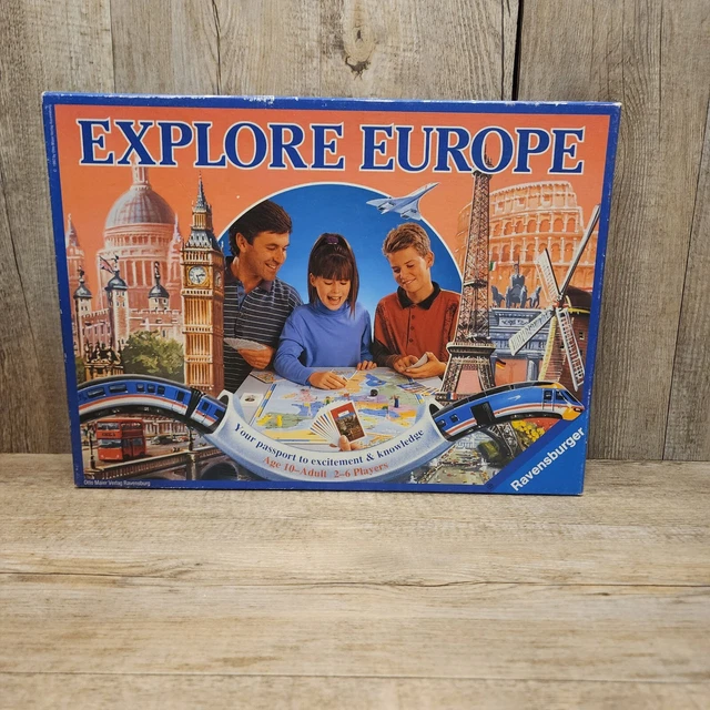EXPLORE EUROPE [VINTAGE Boardgame] (1992) - Ravensburger $28.90 ...