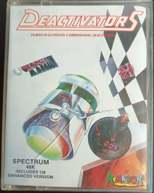 DEACTIVATORS REATTORE SINCLAIR ZX Spectrum Giochi Arcade Labirinto con VASSOIO NASTRO 2️⃣ EUR 7 ...