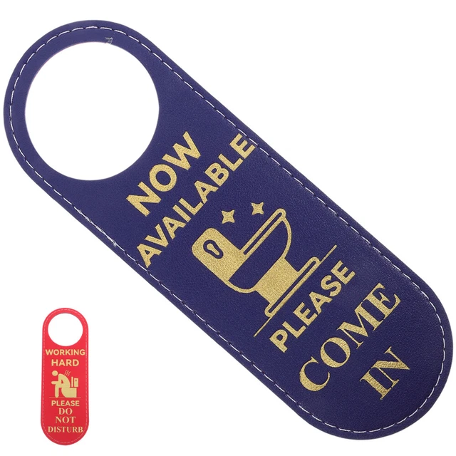 NOW AVAILABLE SIGN Do Not Disturb Sign for Door Knob Double-Sided Door ...