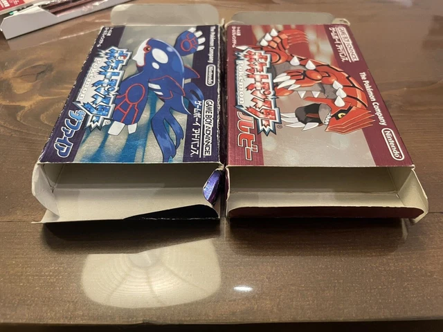 POKÉMON SAPPHIRE RUBY GBA Game Boy Advance Nintendo version boîte ...