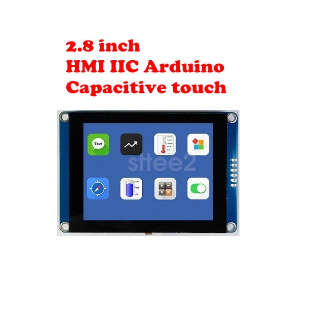 NEW 2.8 INCH HMI I2C LCD Display Module Capacitive Touch Screen for ...