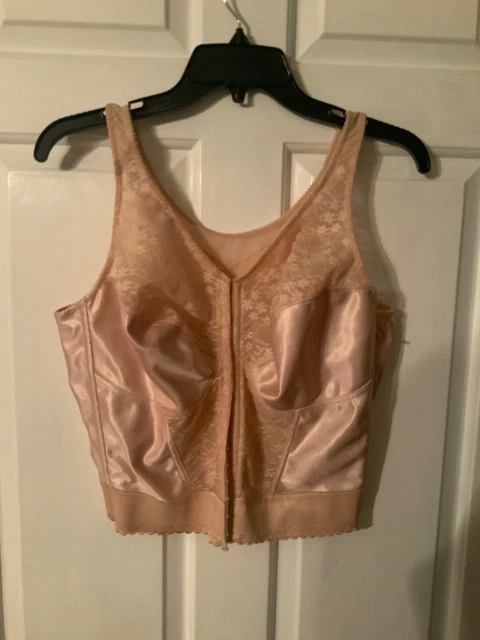 🌸exquisite Form Beige Lace Hook N Eye Size 40dd Bra Shapewear £24 33