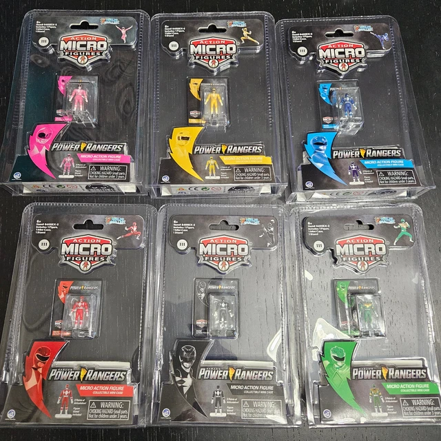 WORLD'S SMALLEST MIGHTY Morphin Power Rangers Micro Action Figures ...